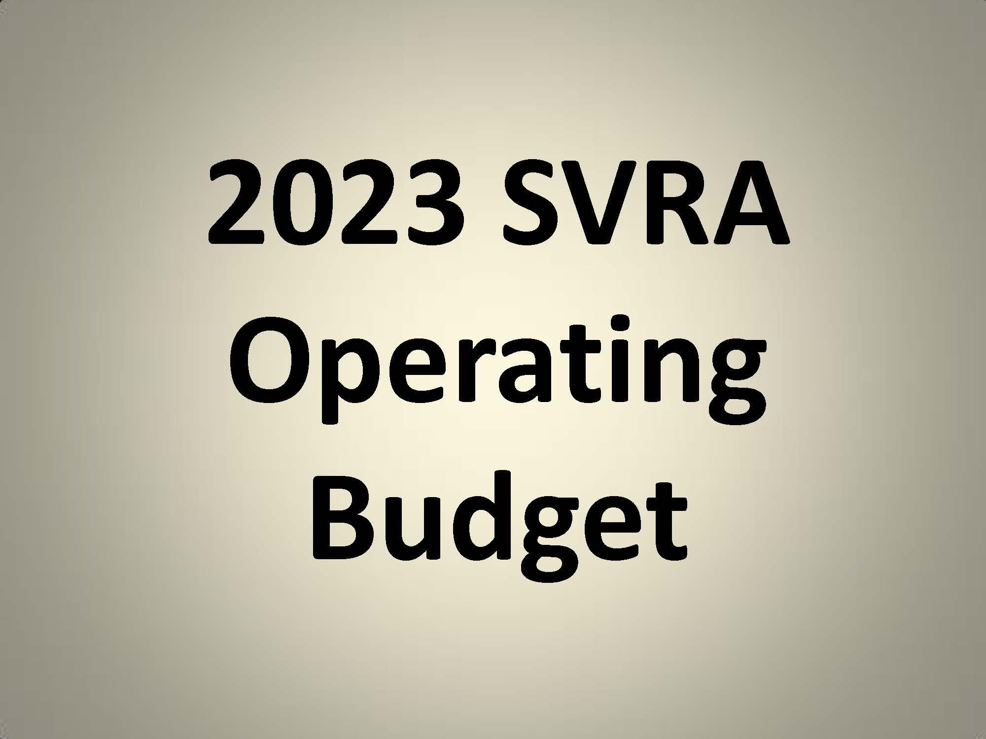 2023 Annual Budget